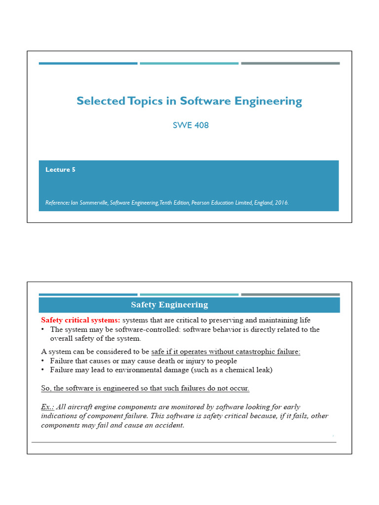 Safety and Software Reuse in Engineering | PDF | Component Based Software Engineering | Scalability