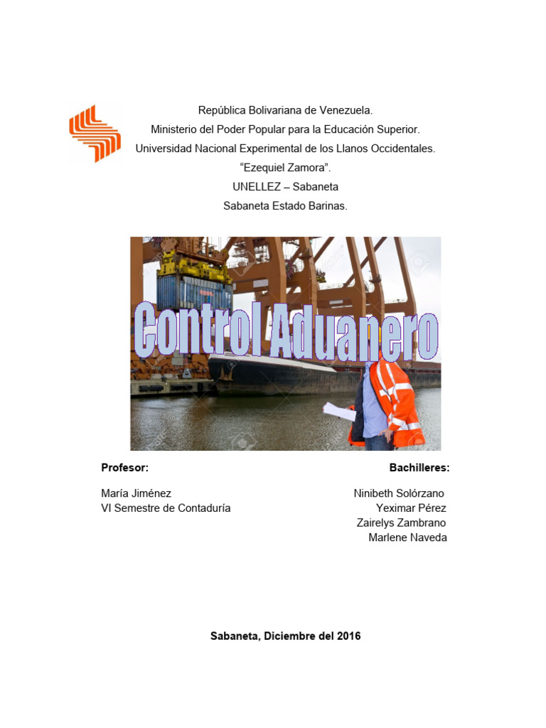 Control Aduanario Descargar Gratis Pdf Arancel Aduana