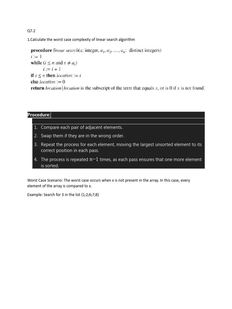 Algorithm Complexity Analysis | PDF | Teaching Methods & Materials