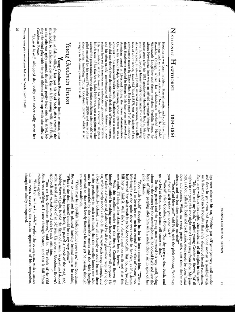 Young_Goodman_Brown | PDF