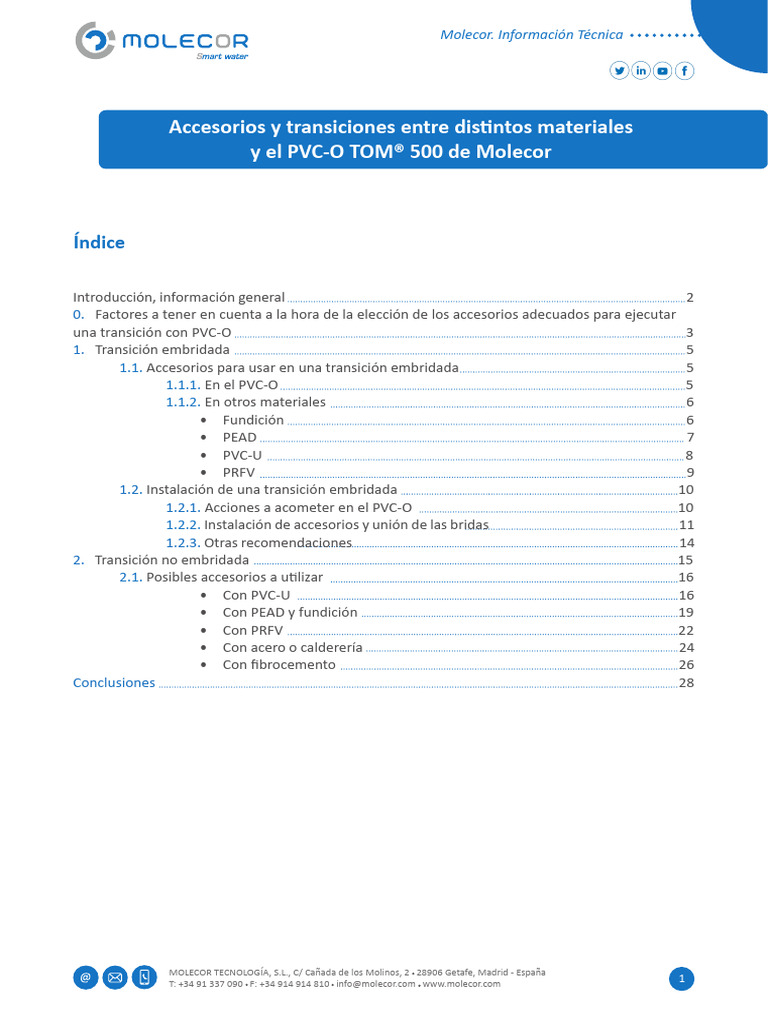 Transiciones de Instalación Entre Distintos Materiales y El PVC - 2022 | PDF | Tornillo ...