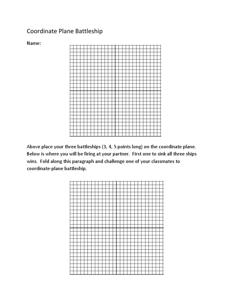 Coordinate Plane Worksheets Angry Birds