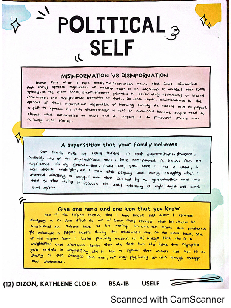 (Uself Political Self Activity | PDF