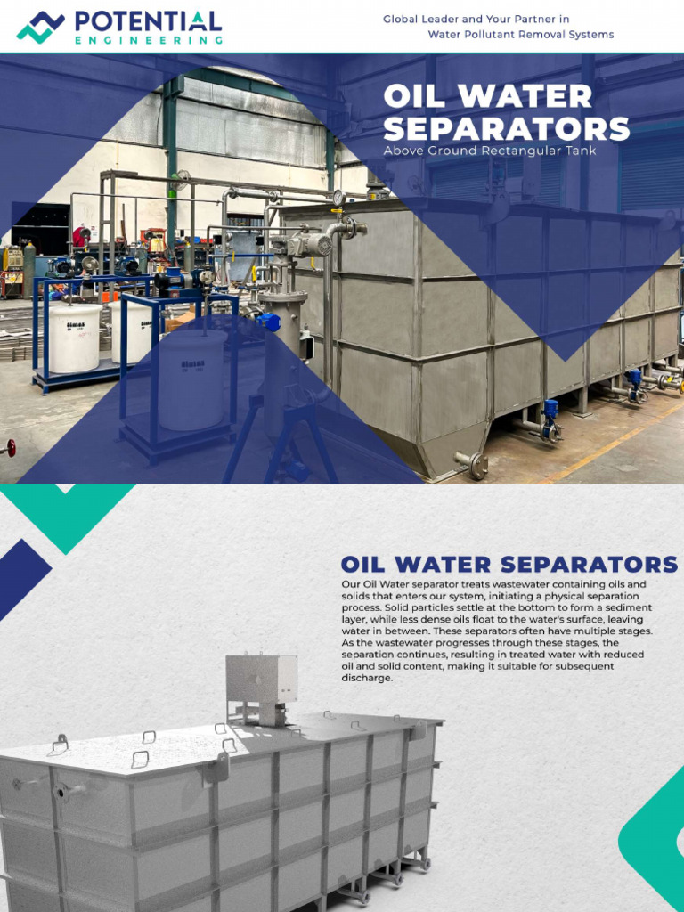 Above-Ground-Rectangular-tank-Oil-Water-Separator | PDF