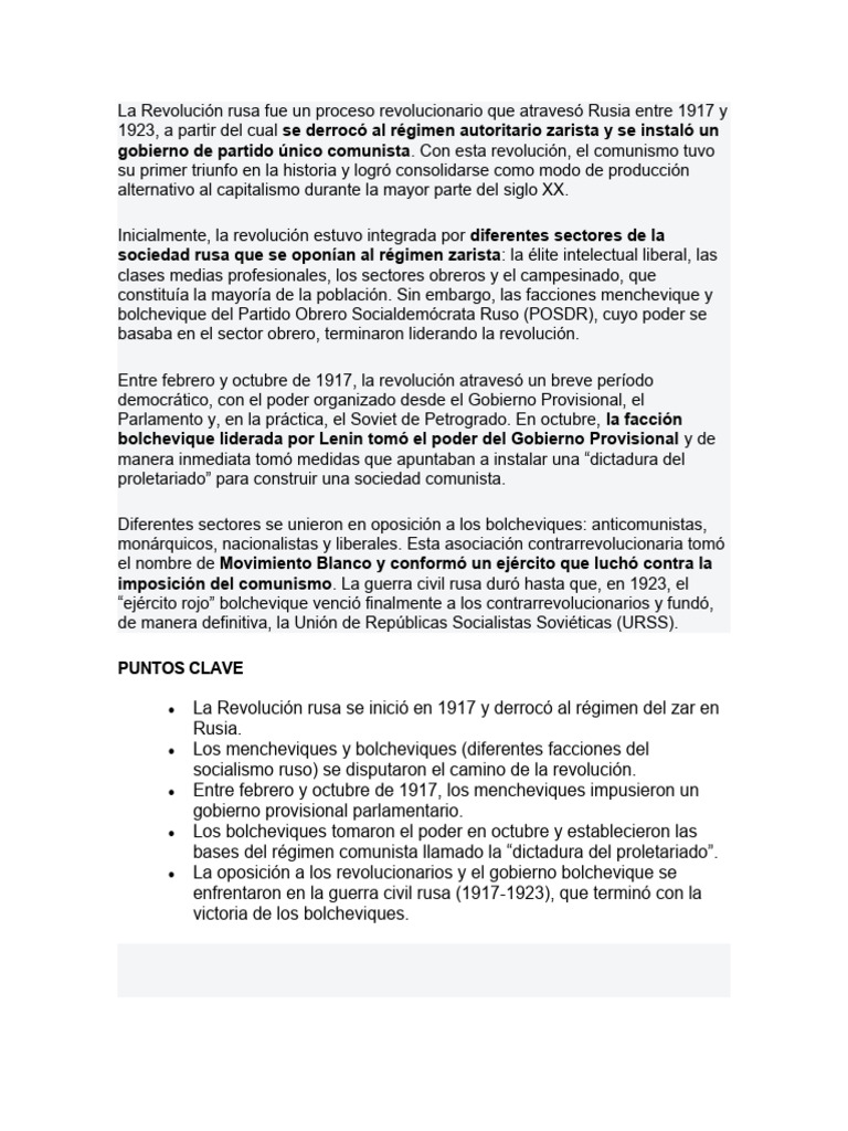 Rev Rusa | PDF | revolución rusa | Bolcheviques
