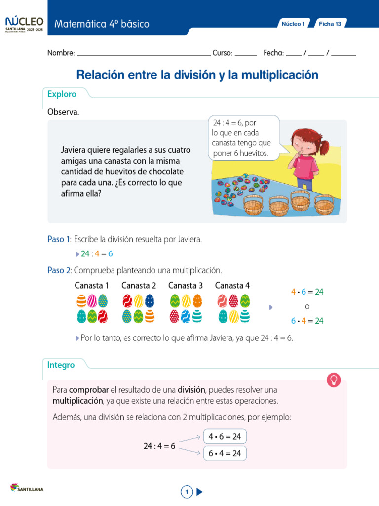 Mate1 | Descargar gratis PDF | Multiplicación | Matemáticas