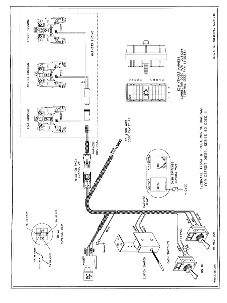 Diagrama de Tecbrake DDEC II | PDF