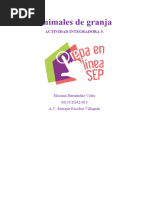 Actividad Integradora 5.: Animales de Granja | PDF | Métodos y materiales de enseñanza