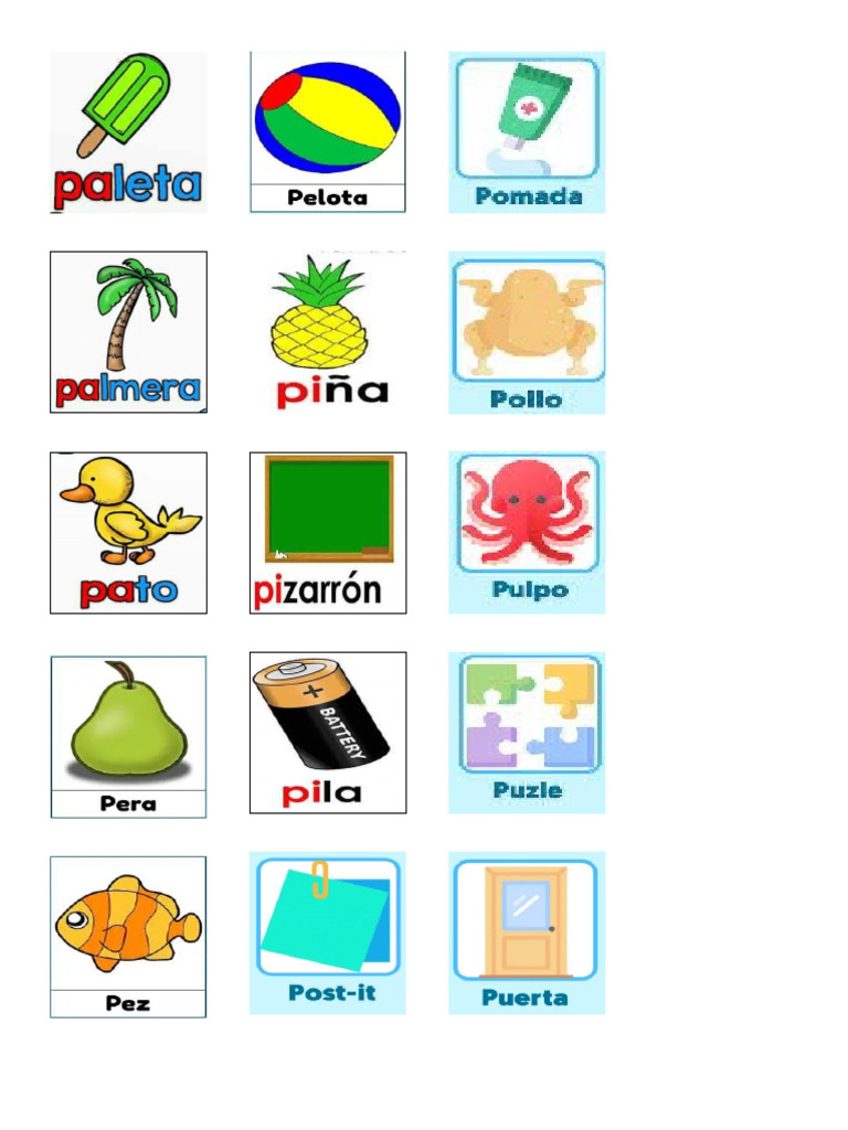 Palabras Con Pa | PDF