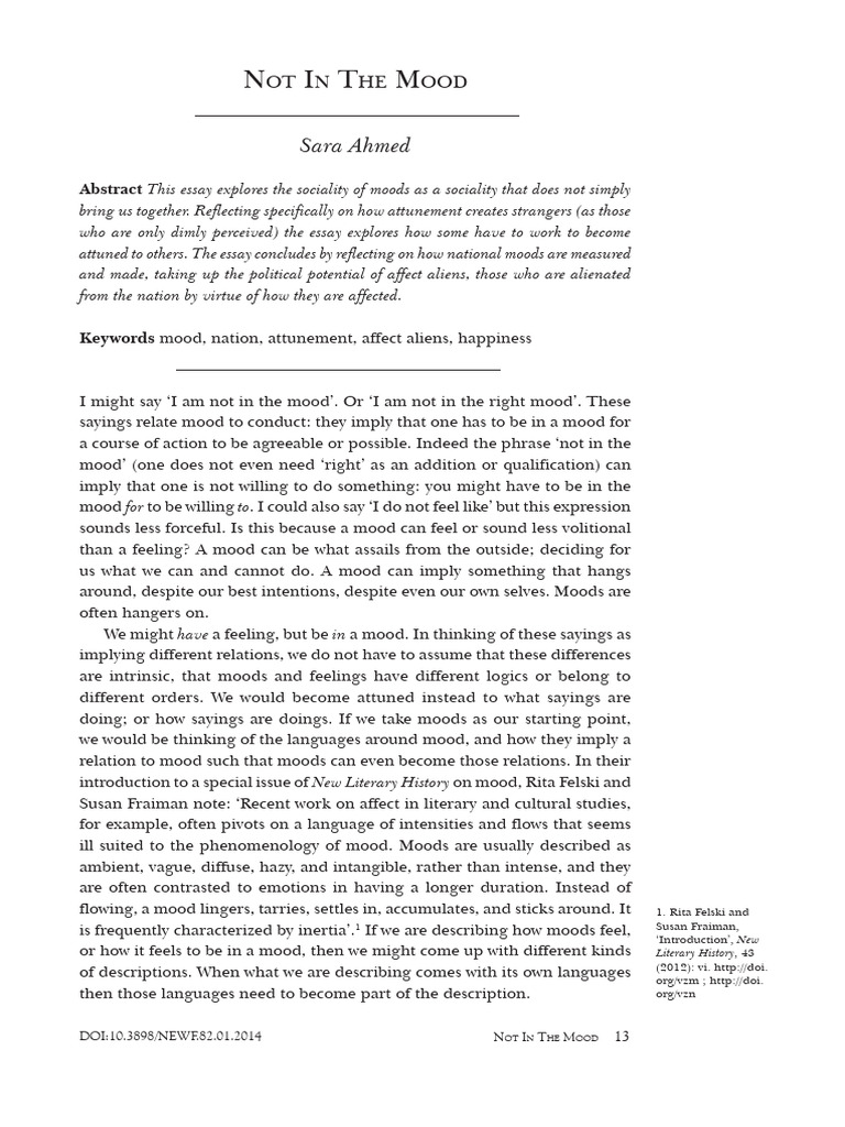 Exploring Moods and Social Attunement | PDF | Feeling | Mental Health