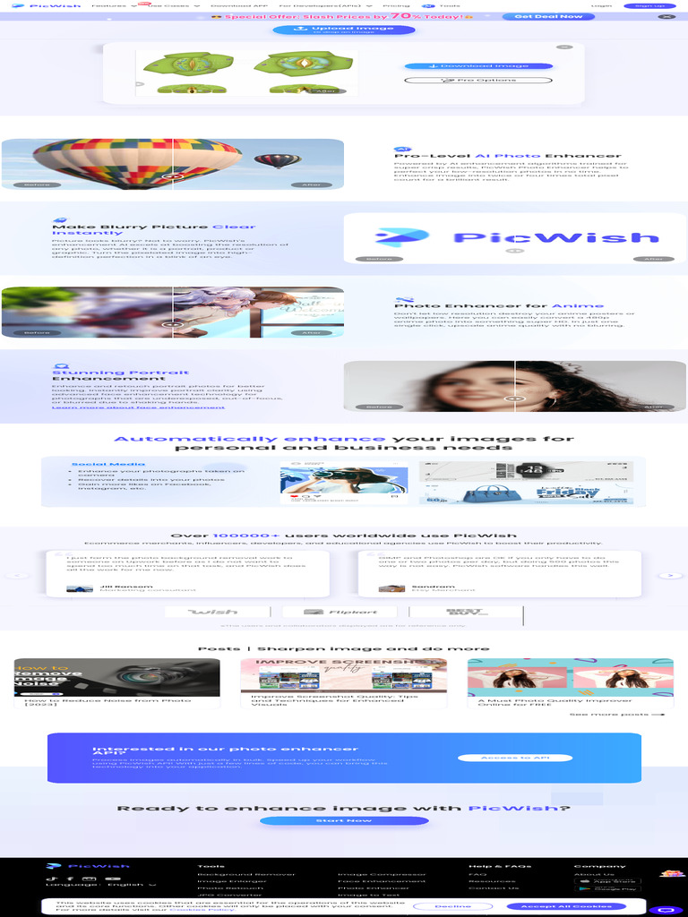Free Photo Enhancer Make Blurry Picture Clear Online PicWish | PDF ...