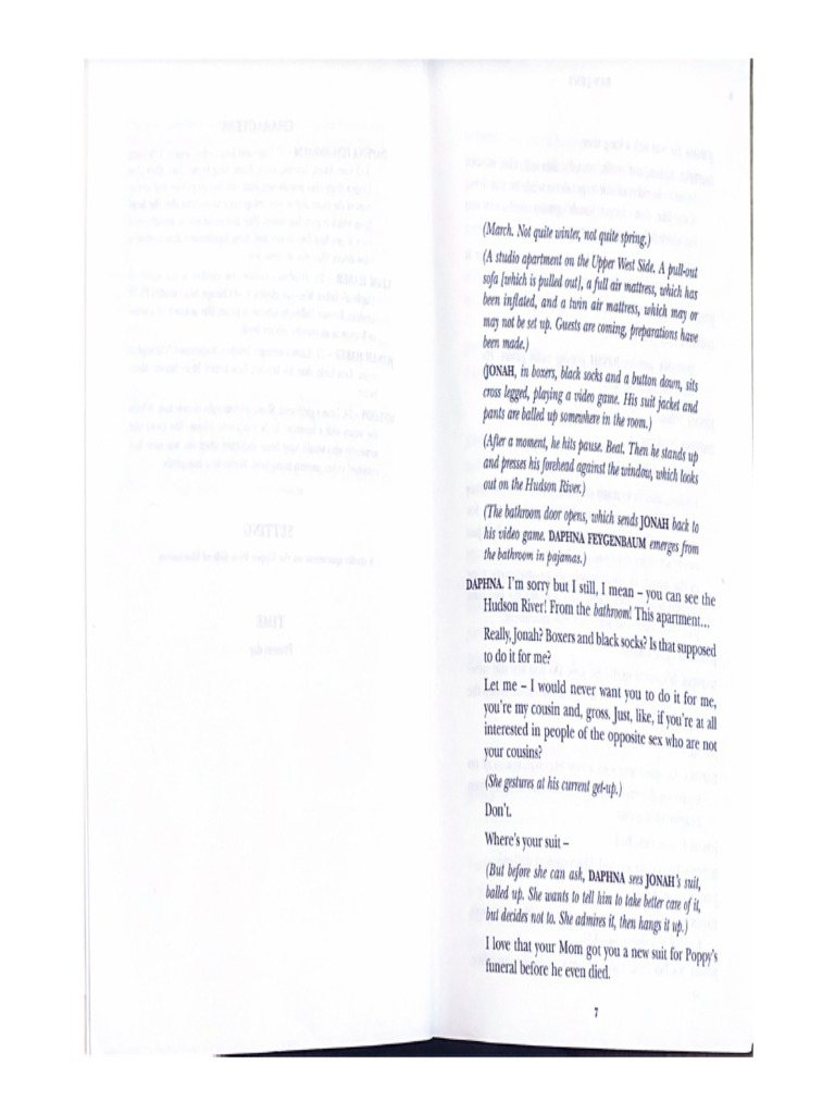 Bad Jews Script | PDF