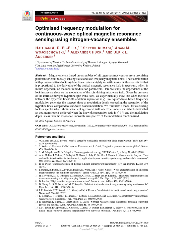Optimizedfrequency Modulation | PDF | Phase (Waves) | Frequency Modulation