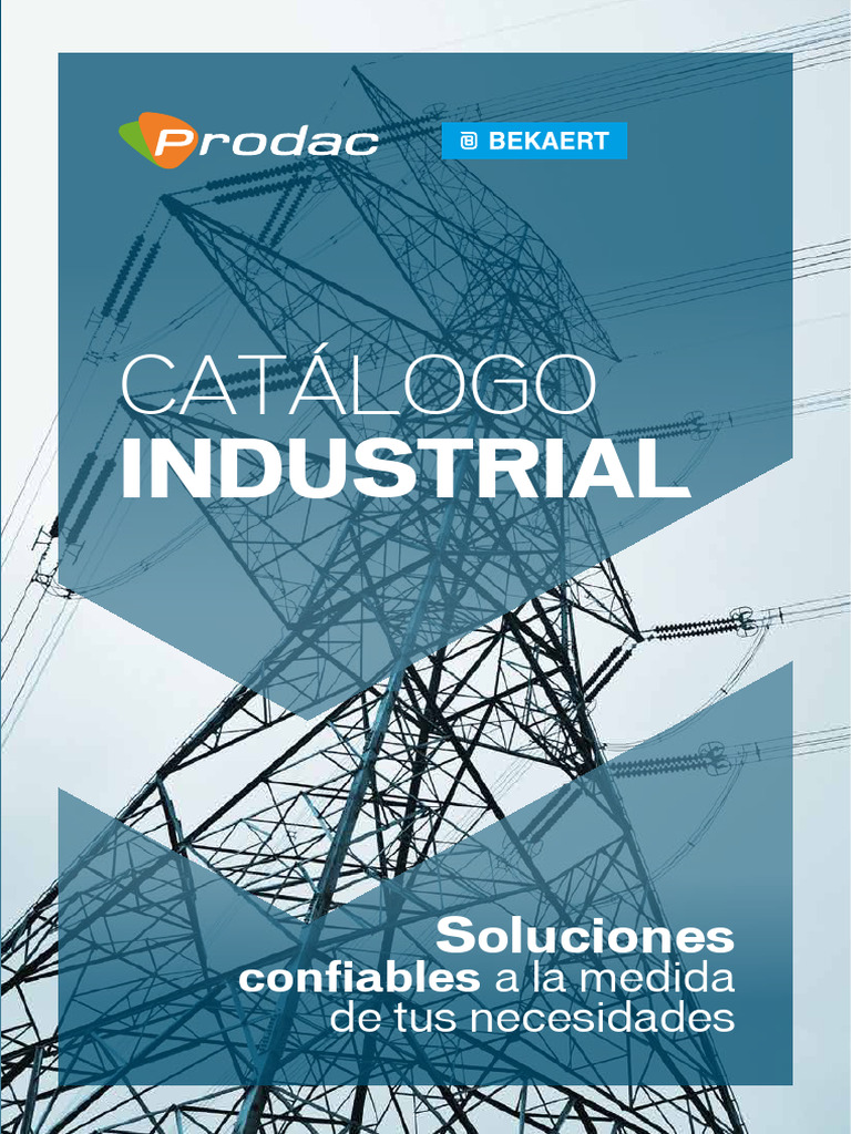Catalogo Industrial Prodac Bekaert | PDF | Cable | Zinc