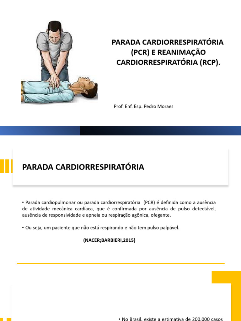 Aula 05 - Diretrizes Da RCP | PDF | Reanimação cardiopulmonar | Coração