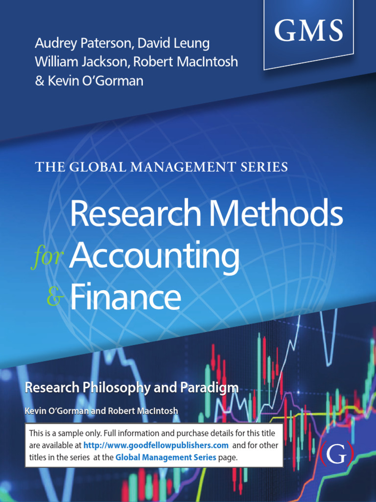 Research Methods For Accounting and Fina | PDF | Immanuel Kant | Noumenon