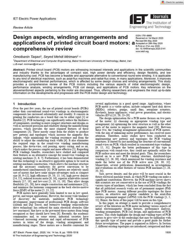 IET Electric Power Appl - 2020 - Taqavi - Design Aspects Winding ...