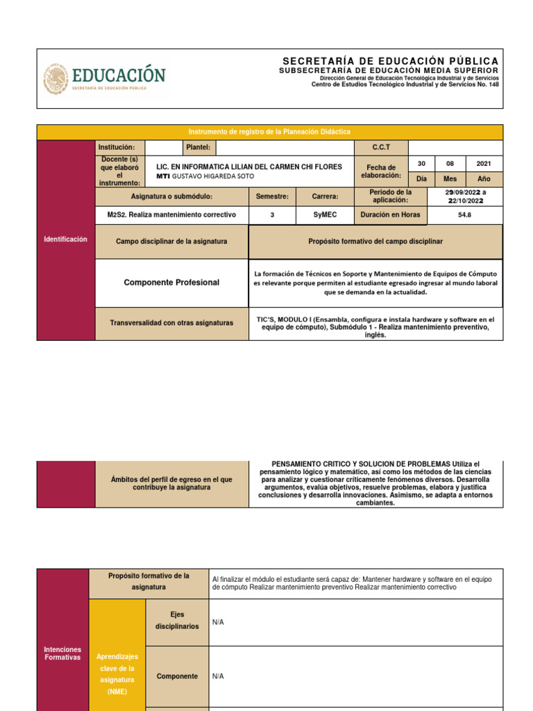Secuencia M2 S2 Uni 1 | Descargar gratis PDF | Evaluación | Comunicación