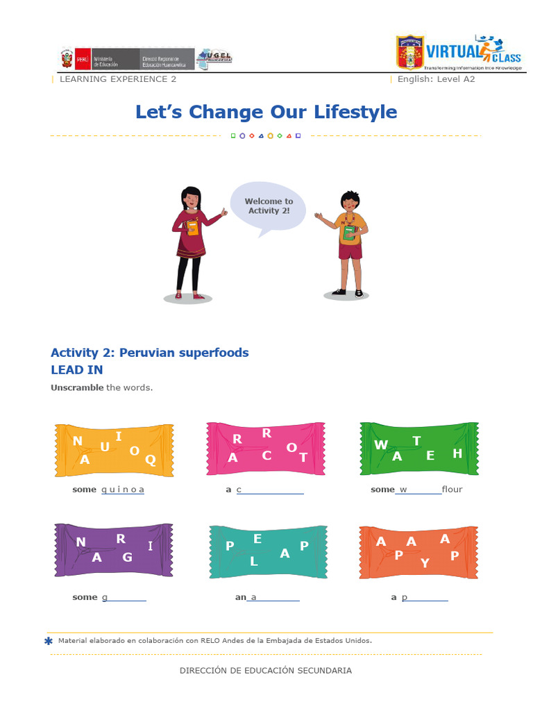 Learning Experience 2 Activity 2 A2 Download Free Pdf Foods