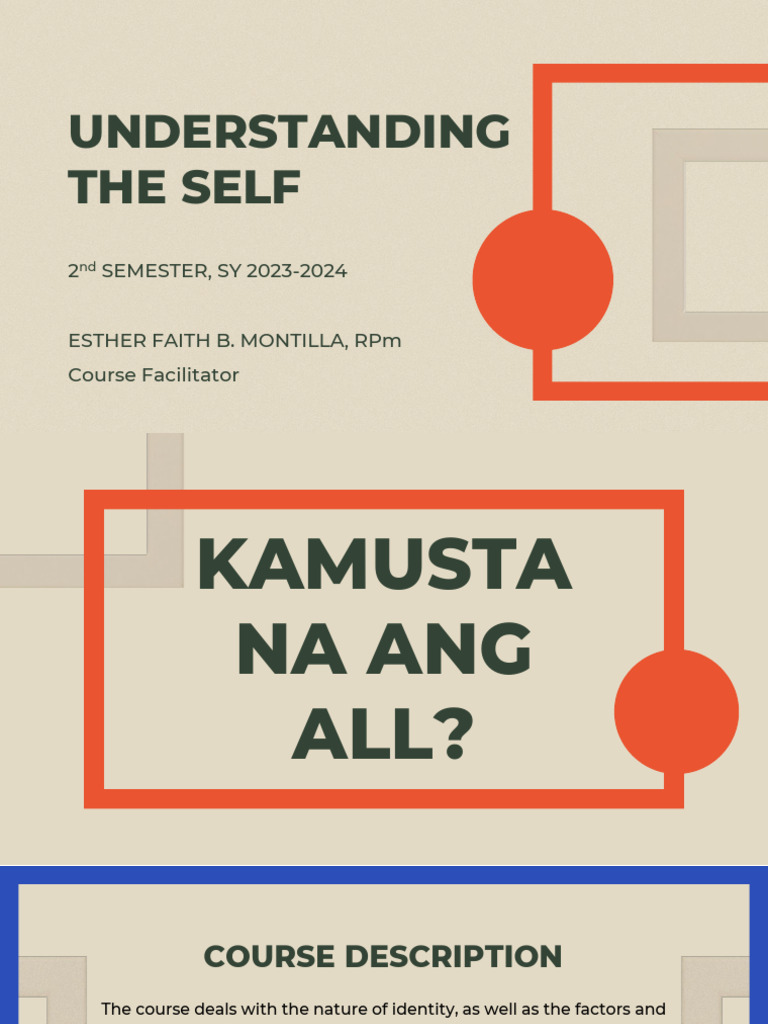 2nd Sem UTS Orientation AY 2023 2024 | PDF | Self | Identity (Social ...