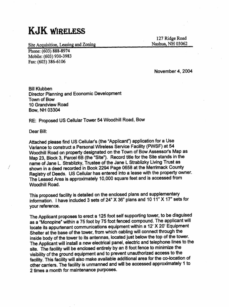 Application For Use Variance | PDF