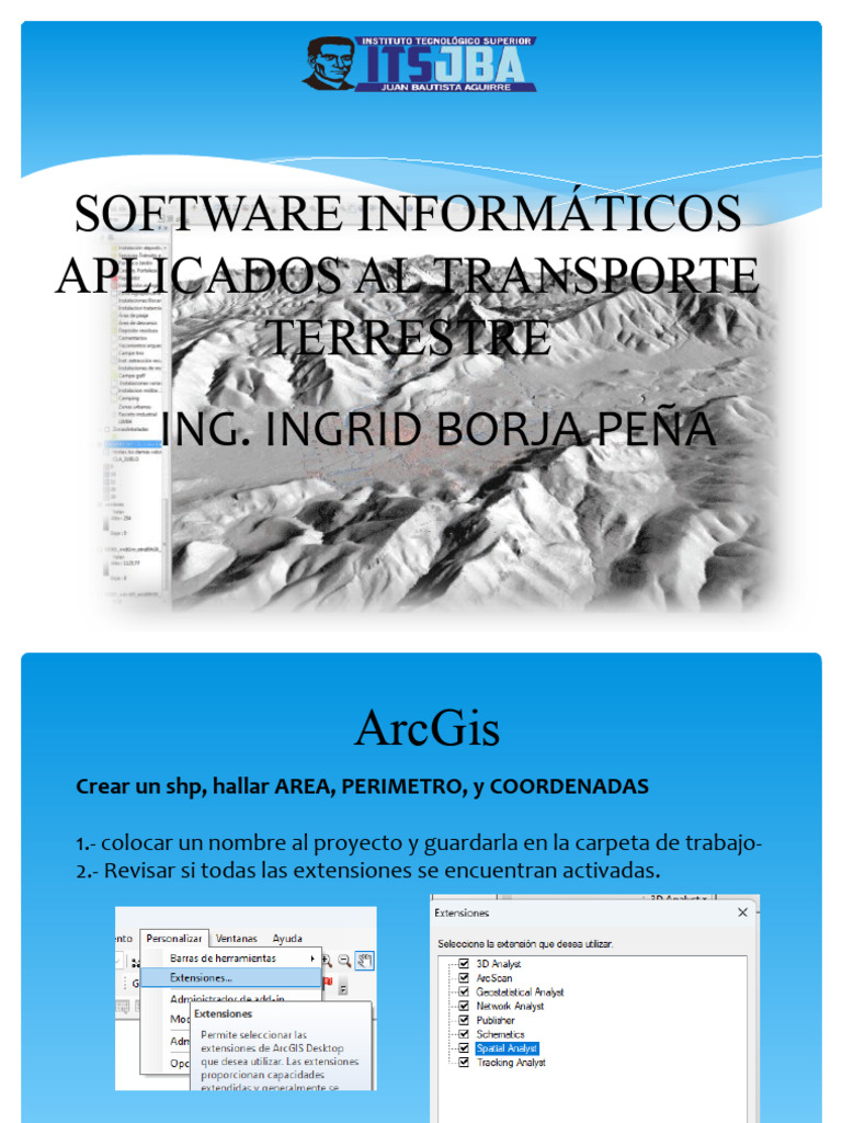 Software Informaticos Aplicados Al Transporte Terrestre Clase 5 | PDF | Archivo de computadora ...