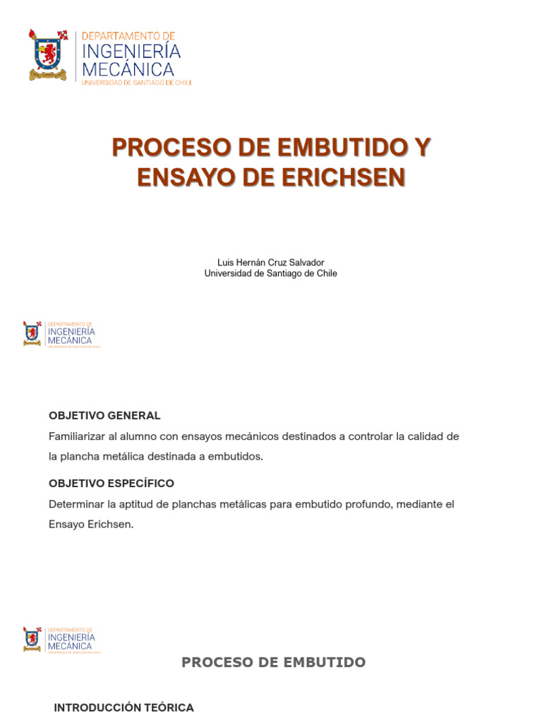 Ensayo de Erichsen | Descargar gratis PDF | Deformación (ingeniería ...