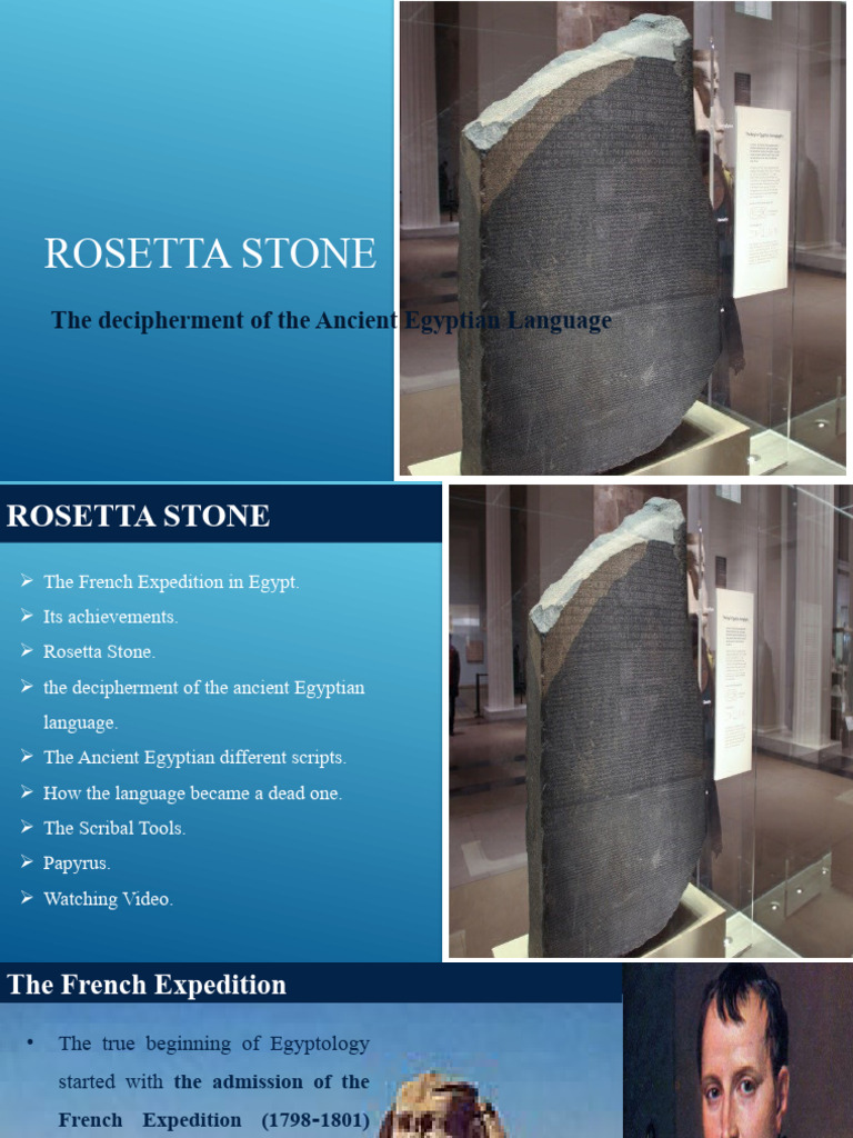 02 Rosetta Stone 20-21 | PDF | Egyptian Hieroglyphs | Writing