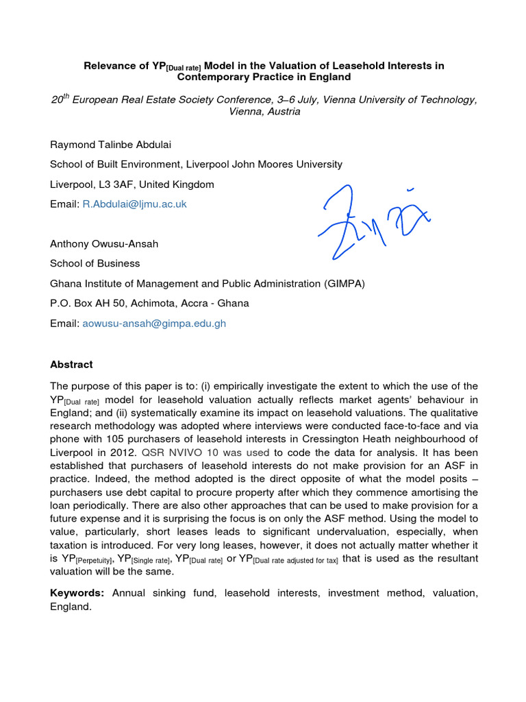 Relevance of The Use of YP Dual | PDF | Mortgage Law | Interest