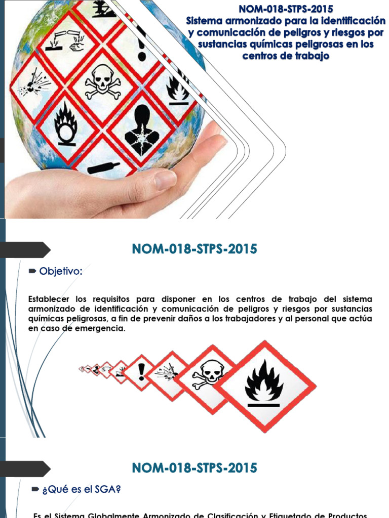 Nom 018 STPS | PDF | Química | Materiales