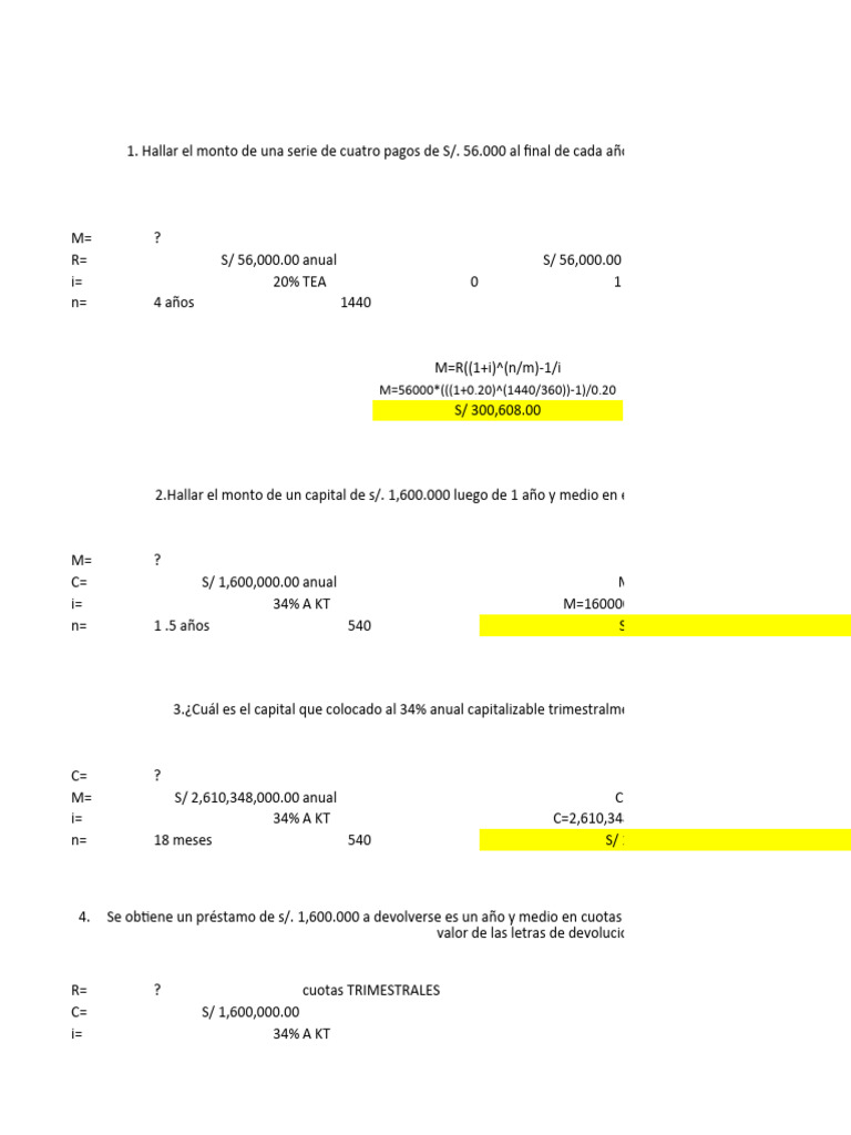 Laboratorio Rentas y Anualidades | PDF | Finanzas personales | Industrias de servicio