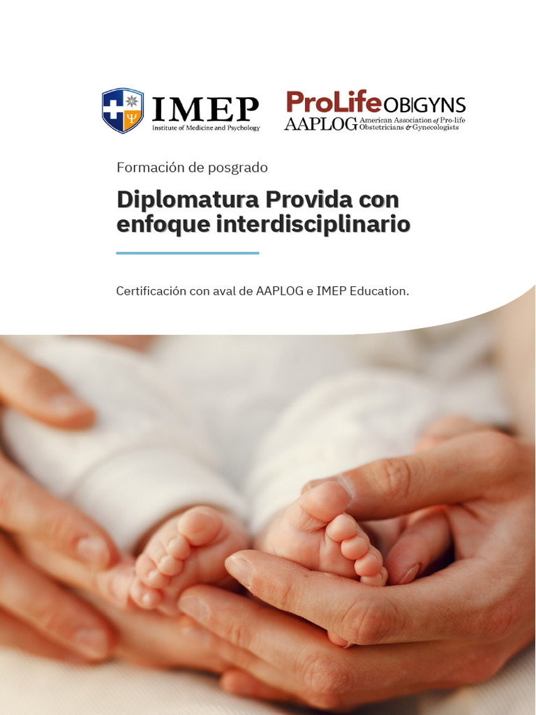 IMEP - Dossier Diplomatura Provida Con Enfoque Interdisciplinario | PDF | Sicología | Evaluación