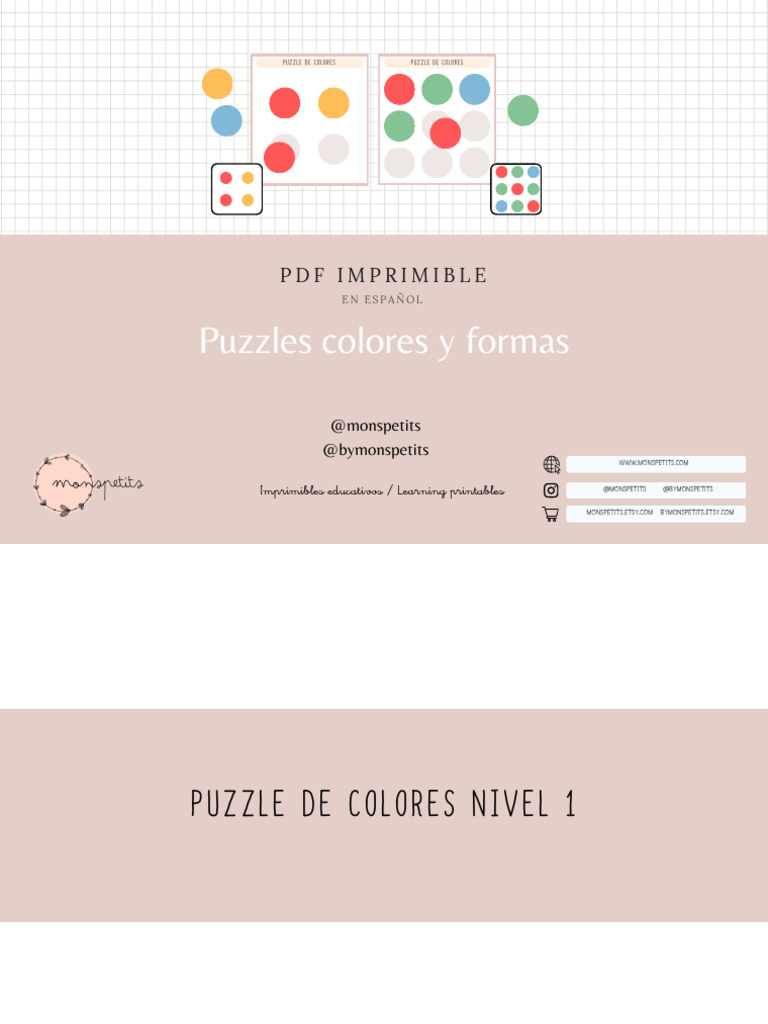 Puzzle de Colores ESP by Monspetits | PDF
