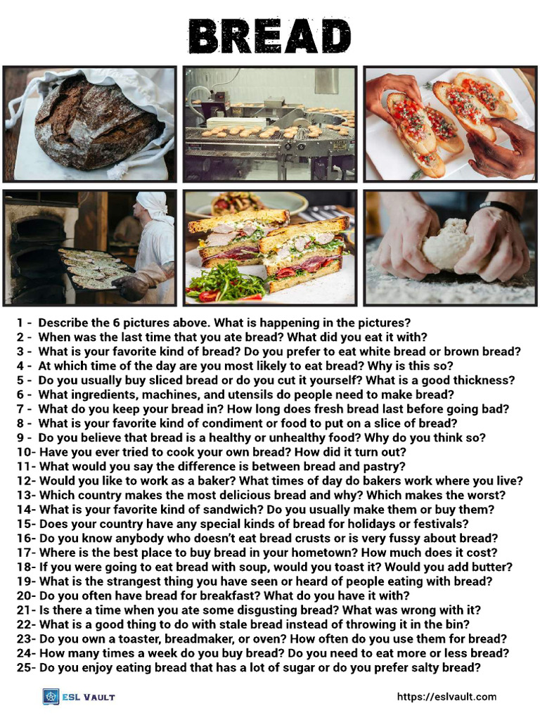 Bread: Questions and Preferences | PDF | Wellness