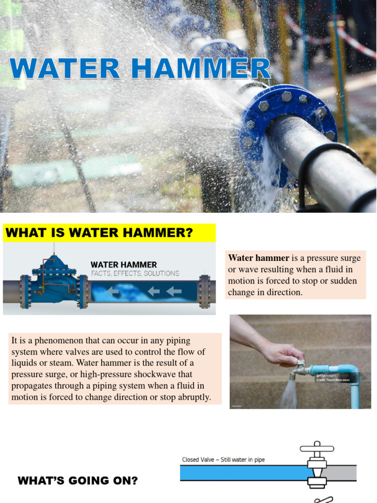 WATER-HAMMER | PDF | Leak | Building Engineering
