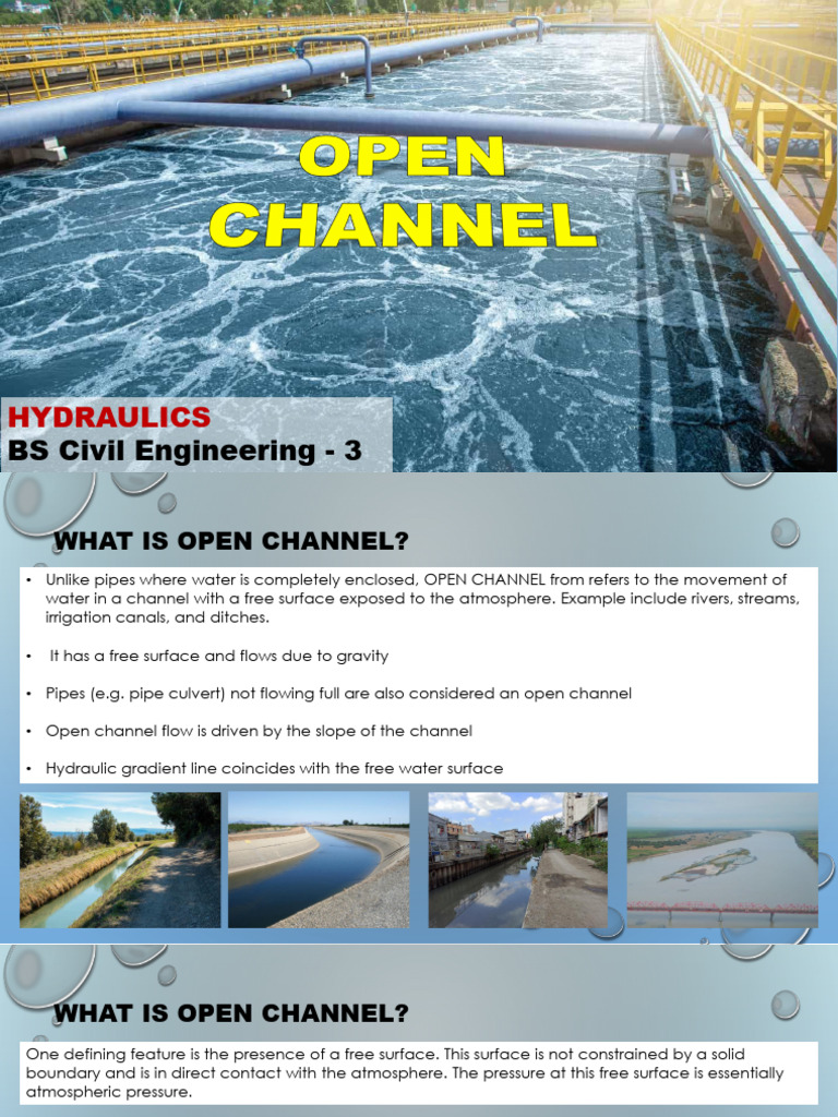 Open Channel | PDF | River | Water