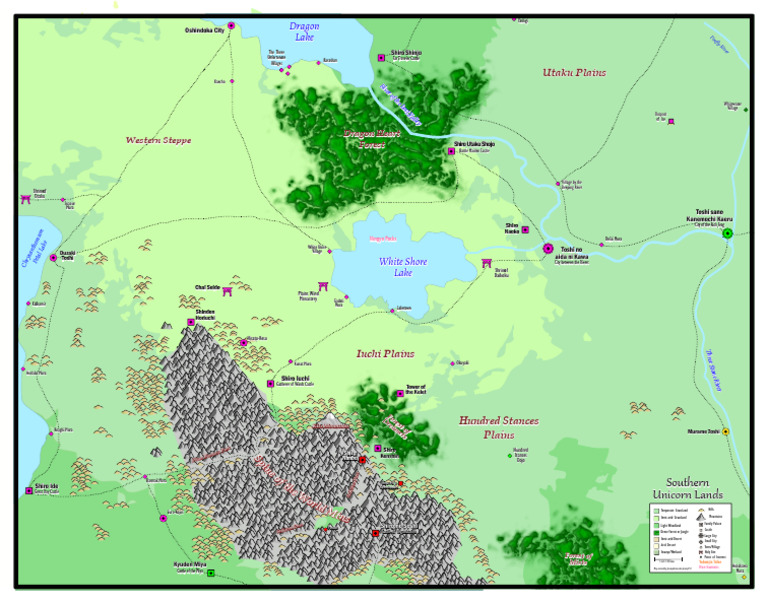 Mapa Alternativo Unicornio Sur | Download Free PDF | Physiographic ...