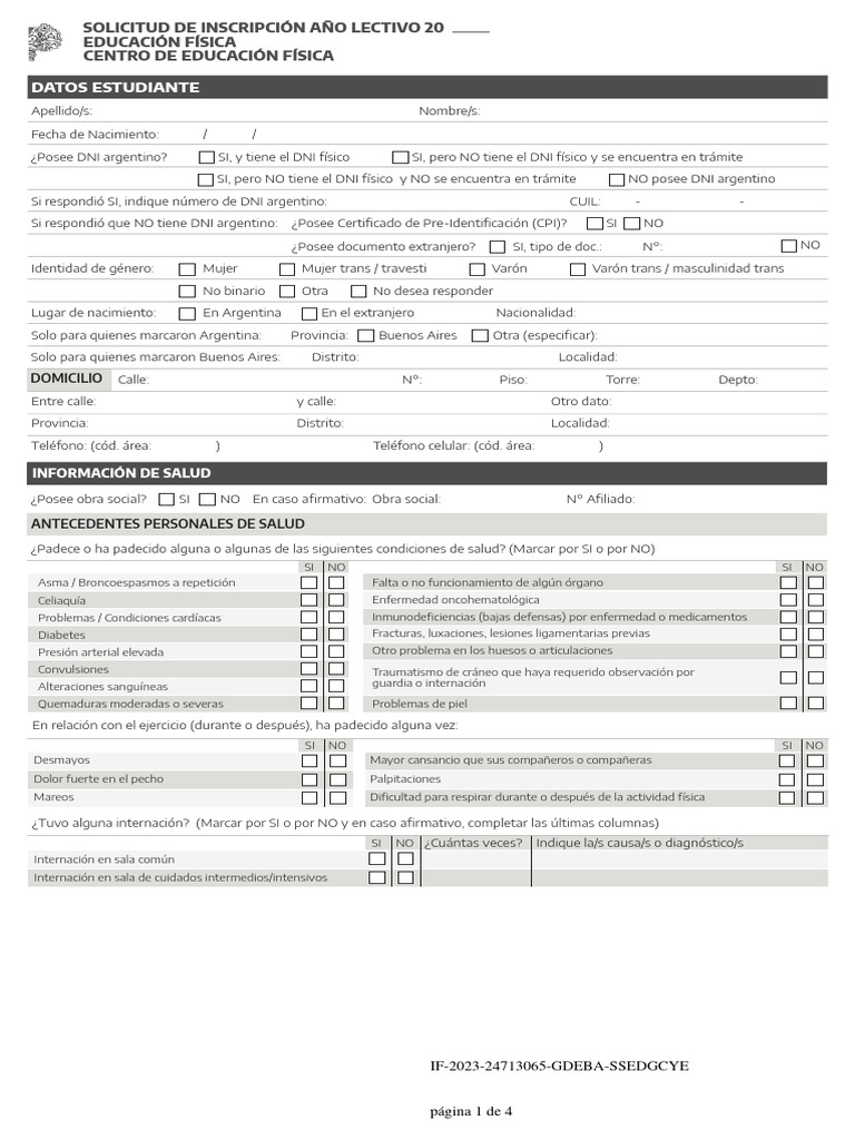 Por Ms Derechos Actualizacin de Planillas de Inscripcin para Todos Los ...