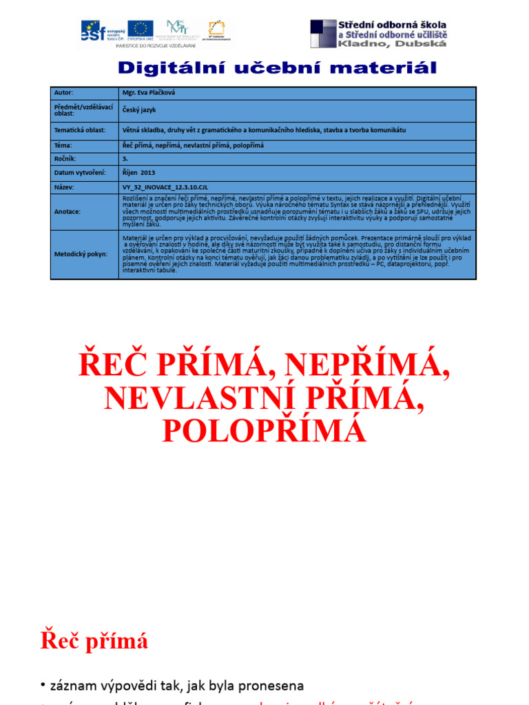 10 Rec Prima, Neprima, Nevlastni Prima | PDF
