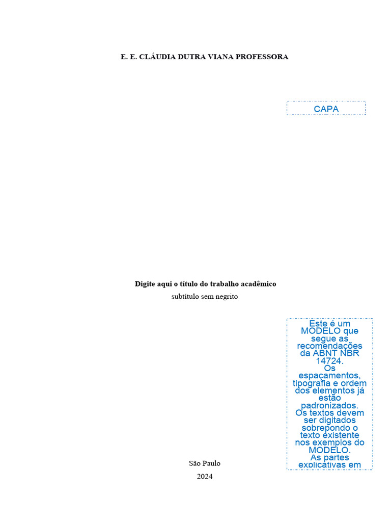 Modelo ABNT | PDF | Abstract (resumo)