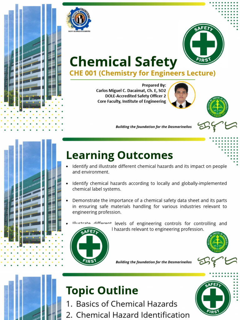 Module 6 - Chemical Safety | PDF | Safety | Occupational Safety And Health