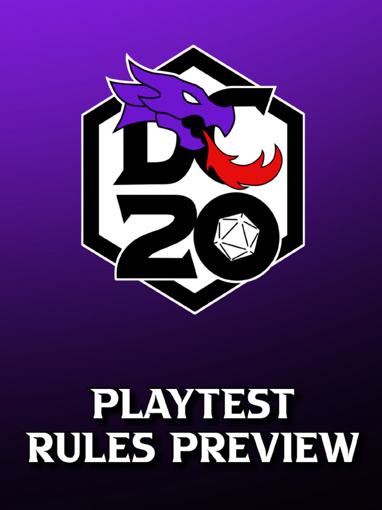 DC 20 Playtest Rules Preview - v0.2 | PDF | Dungeons & Dragons | Gary ...