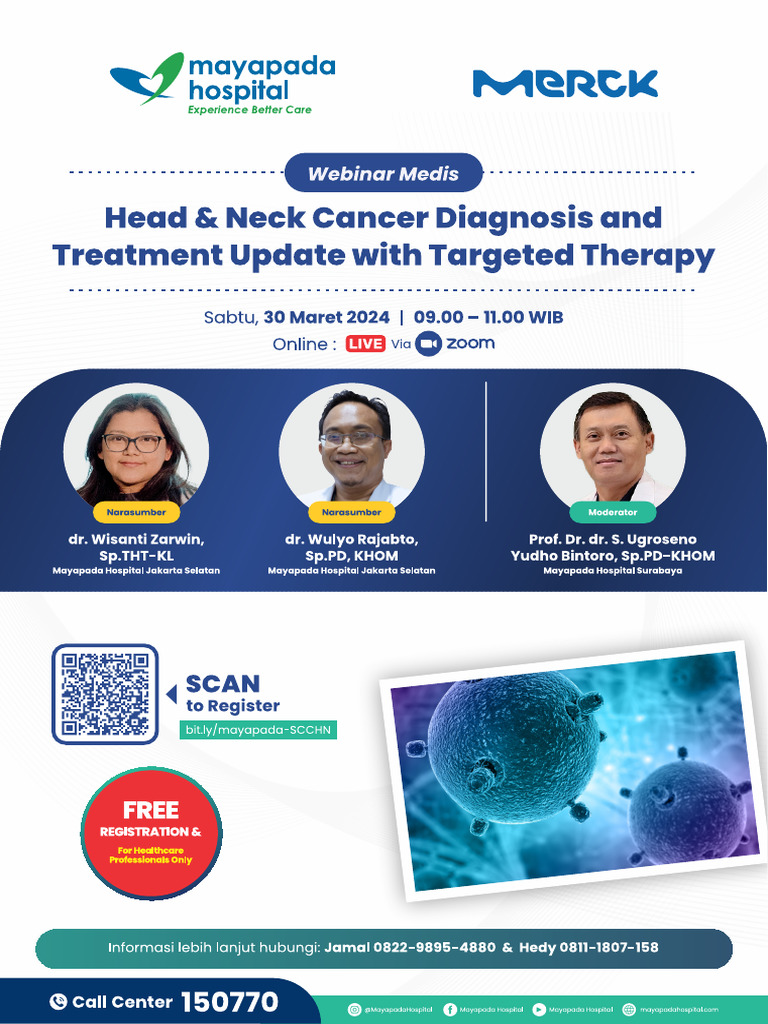 Webinar Head & Neck Cancer Diagnosis and Treatment Update With Targeted Therapy | PDF