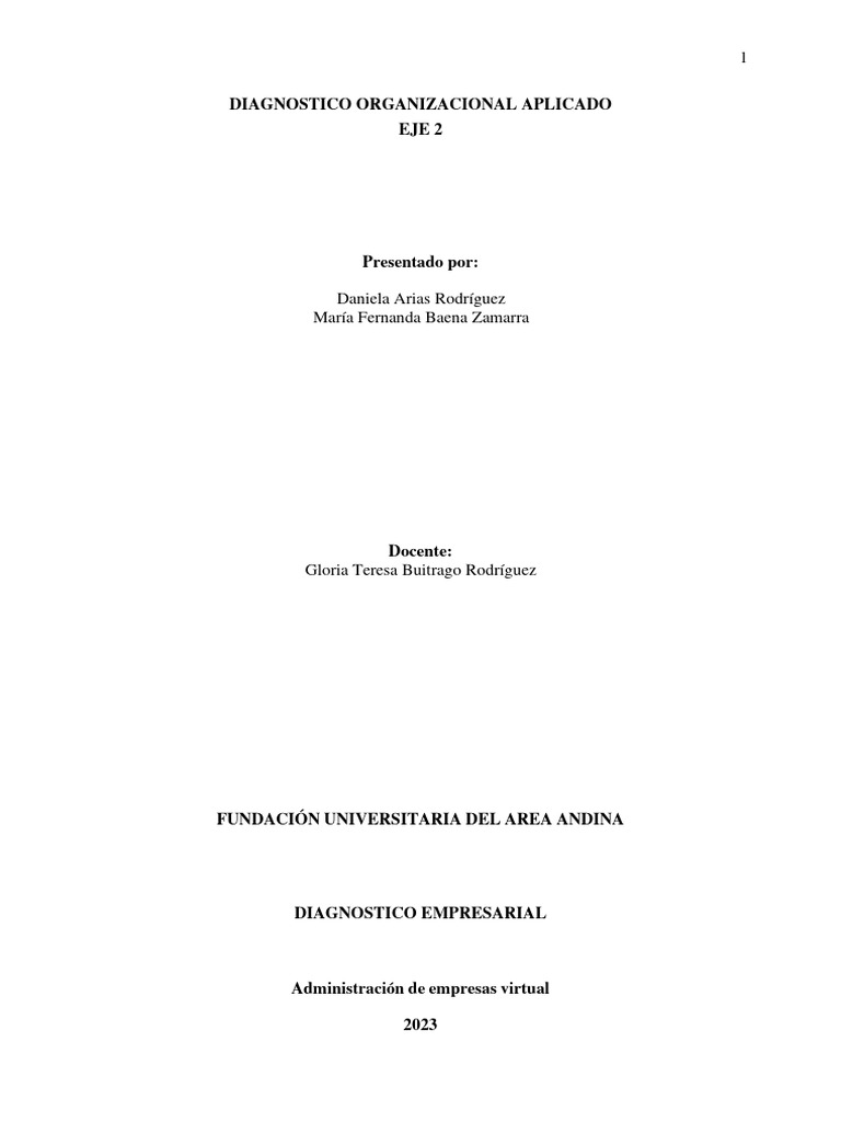 Diagnostico Empresarial Eje 2 | PDF | Business | Coca Cola