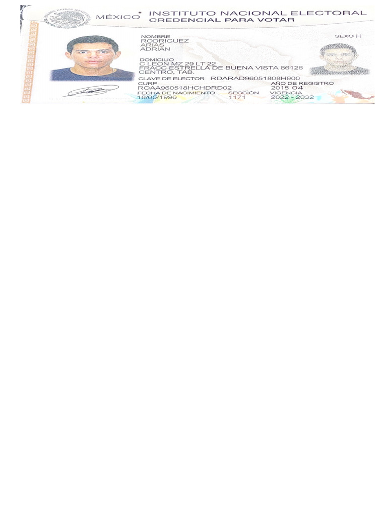 Credencial para Votar | PDF