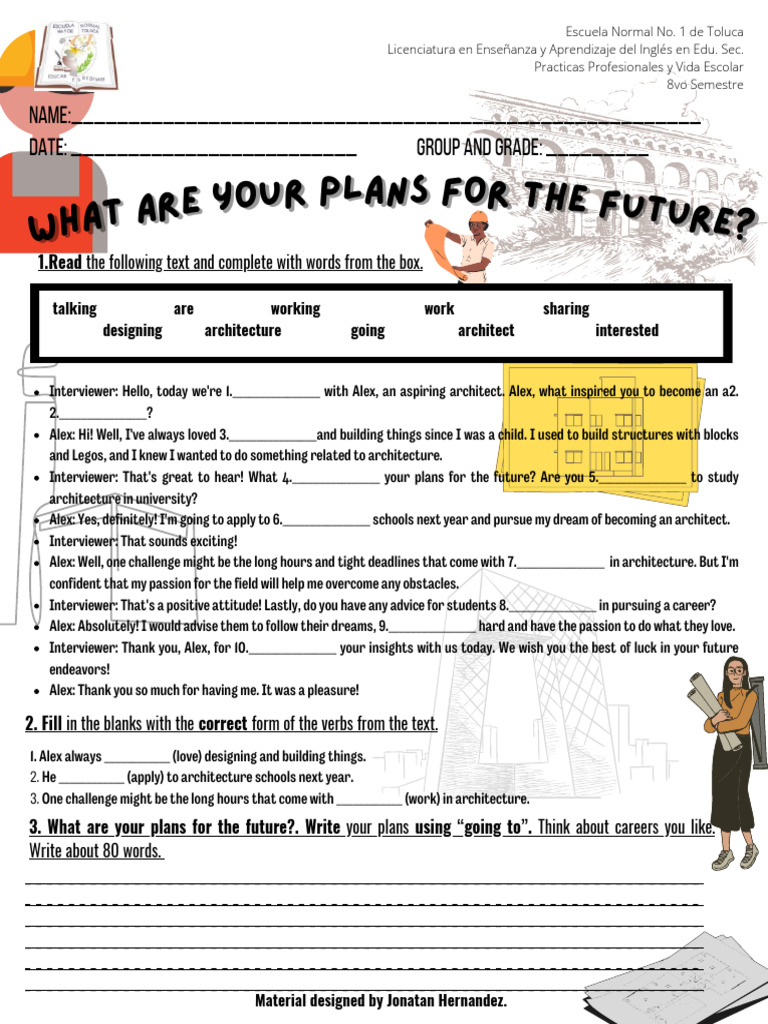 Worksheet Going To | PDF