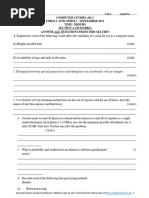Computer Studies Form 4 Q&A Guide | PDF | Computer Network | Computers
