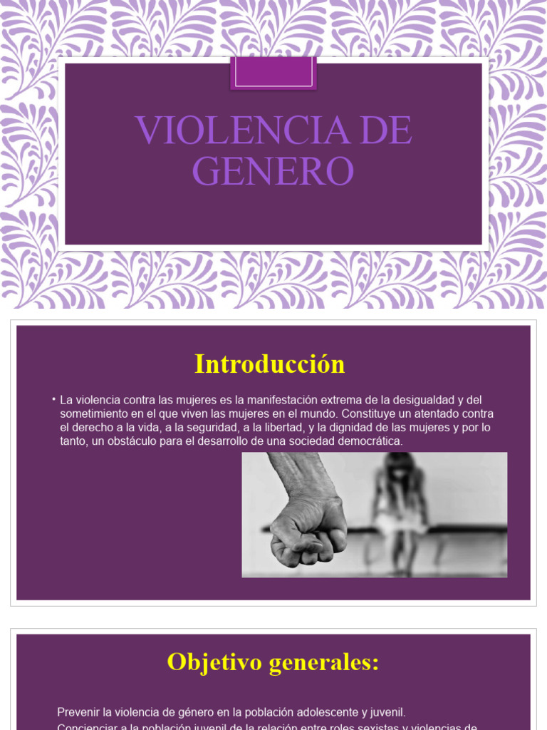 Violencia de Genero | PDF | Violencia | La violencia contra las mujeres