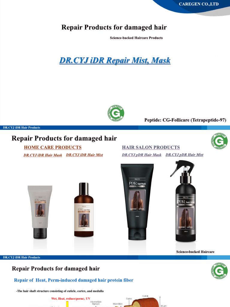 DR - Cyj IDR Hair Products - 230908 | PDF | Hair | Cell Biology