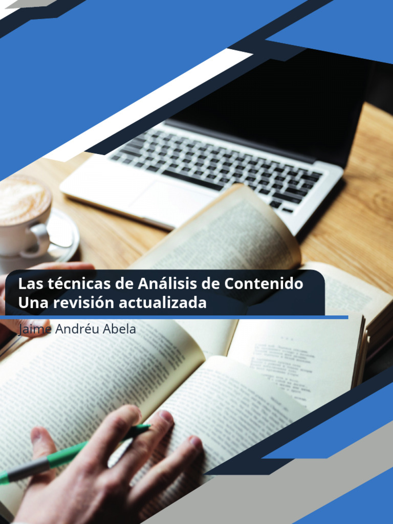 Las Tã©cnicas de Anã¡lisis de Contenido. | PDF | Análisis | Teoría